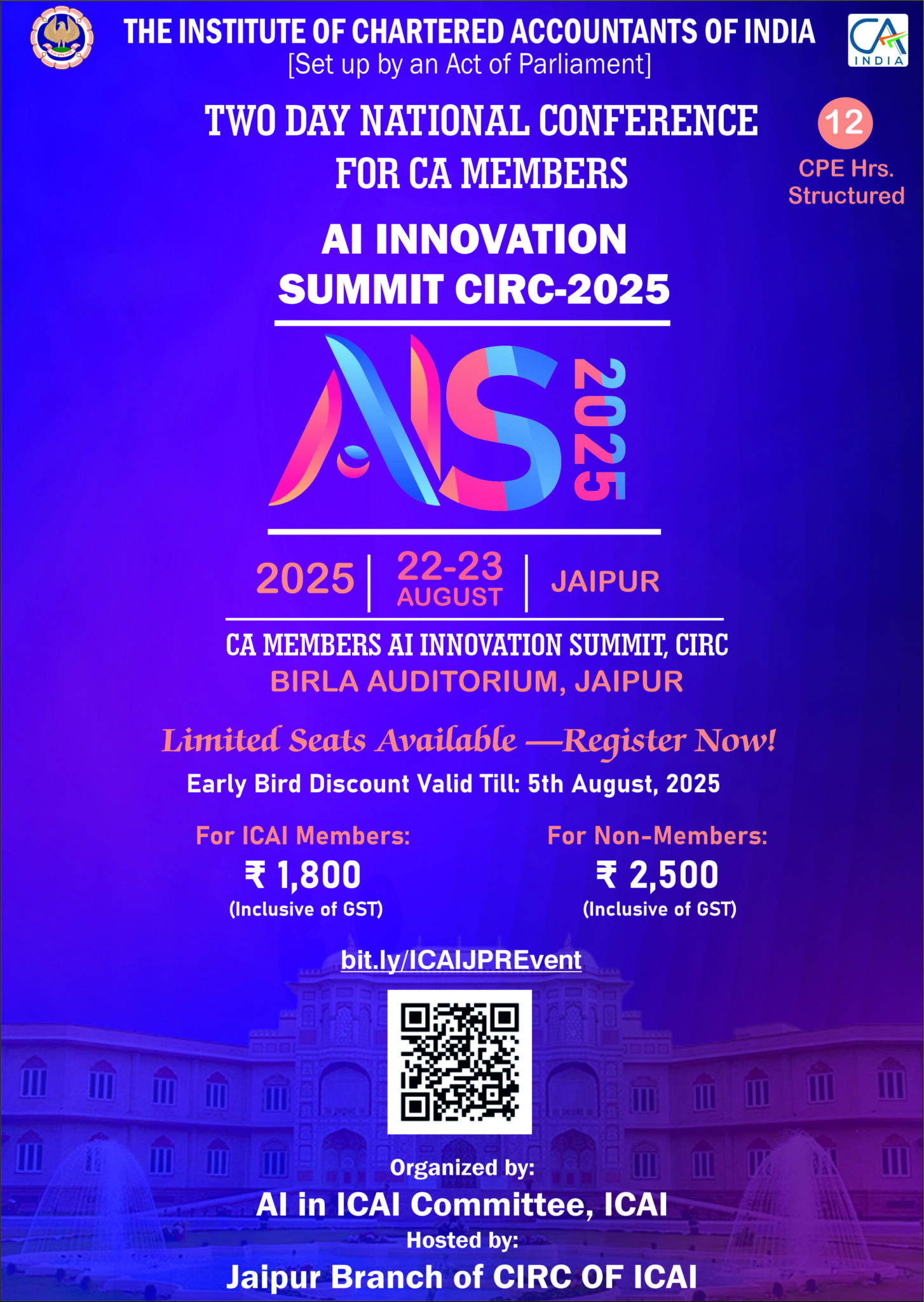 2 Day National Conference on AI Innovation Summit – CIRC 2025 on 22 ...